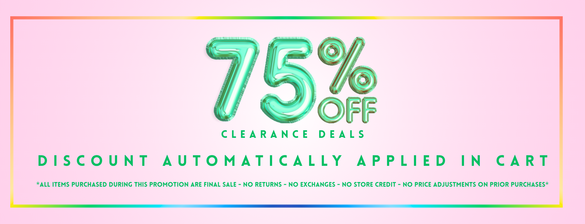 Sale: 75% Off – Monkee's of Ridgeland