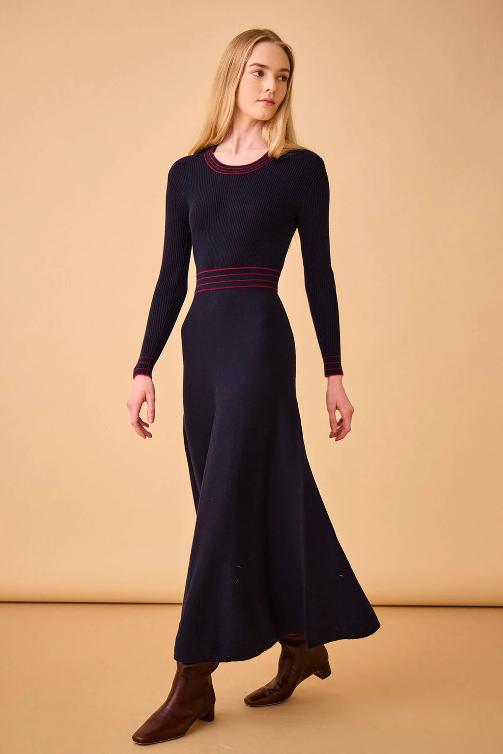Beatrice Dress- Navy – Monkee's of Ridgeland