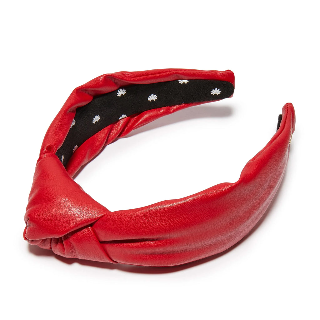 Faux Leather Knotted Headband- Ruby – Monkee's of Ridgeland