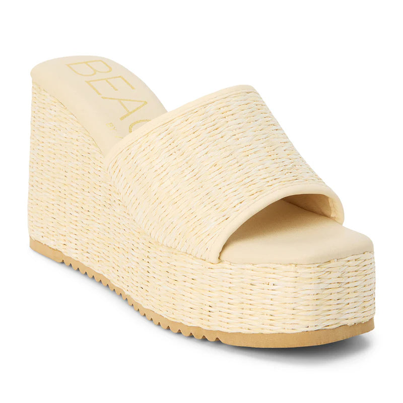 Marche Platform Wedge Sandal- Ivory – Monkee's of Ridgeland
