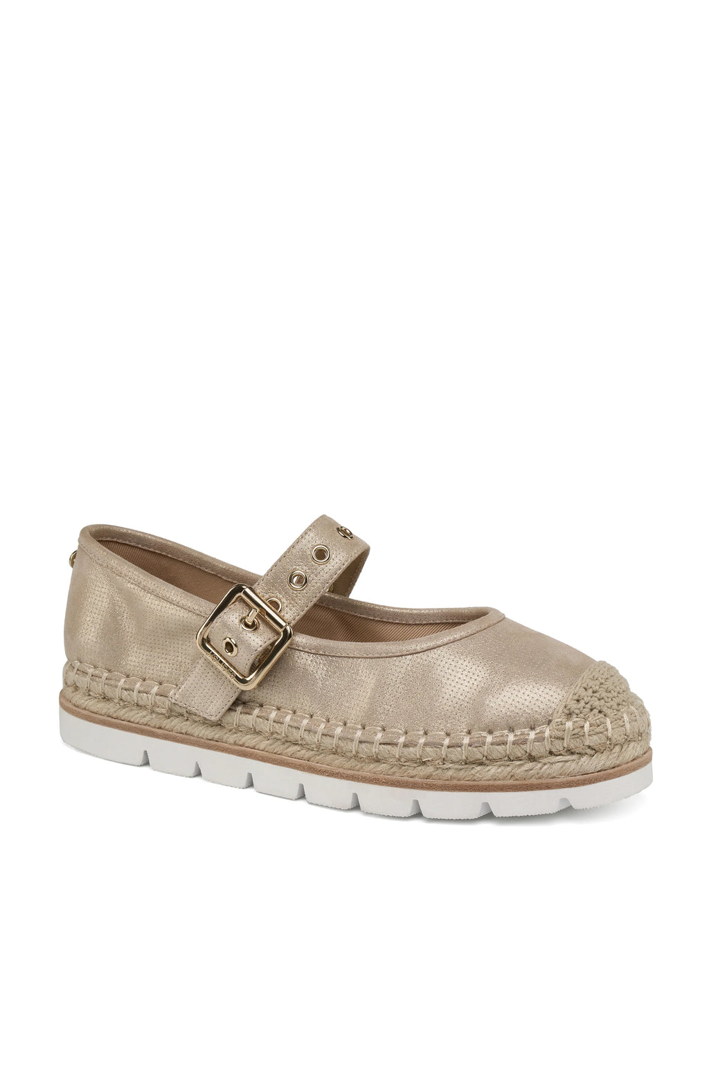 Beatrice Espadrille- Light Gold – Monkee's of Ridgeland